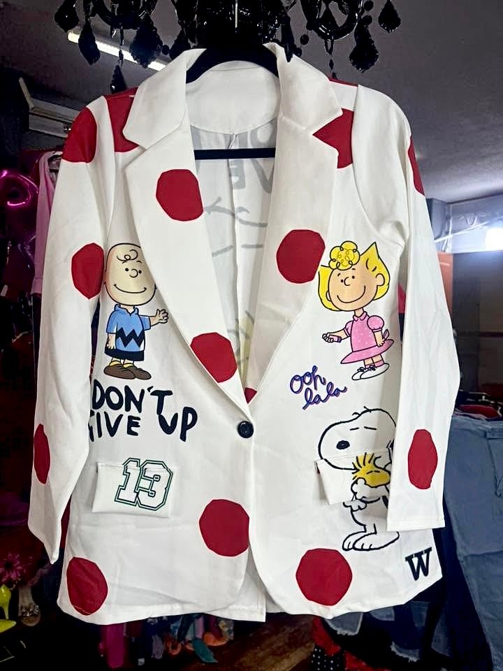 Blazer Snoopy White - Girl band